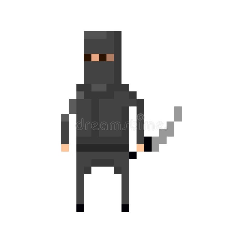 Pixel Ninja Stock Illustrations – 167 Pixel Ninja Stock Illustrations ...