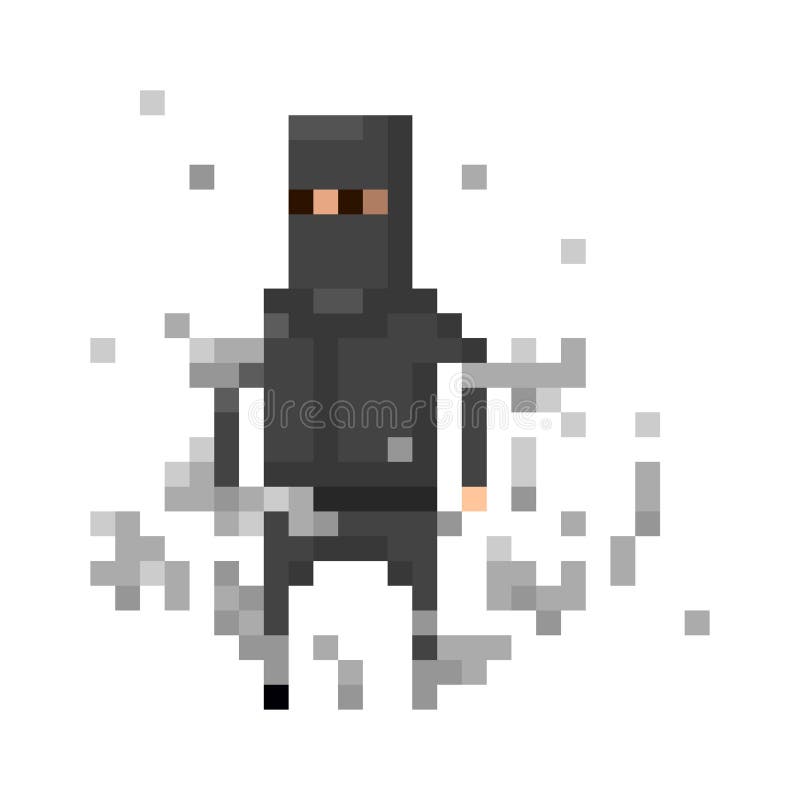 Pixel Ninja Stock Illustrations – 167 Pixel Ninja Stock Illustrations ...