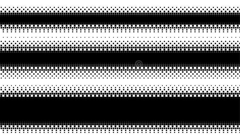 Pixel Border Lines Set of Three Stock Vector - Illustration of flat ...