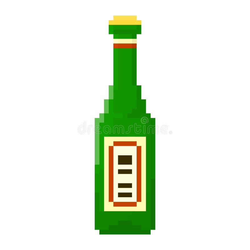 Beer Bottle Pixel Art Stock Illustrations – 162 Beer Bottle Pixel Art ...