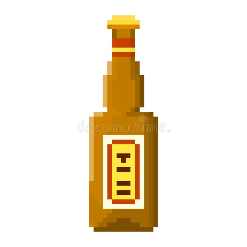 Beer Bottle Pixel Art Stock Illustrations – 168 Beer Bottle Pixel Art ...