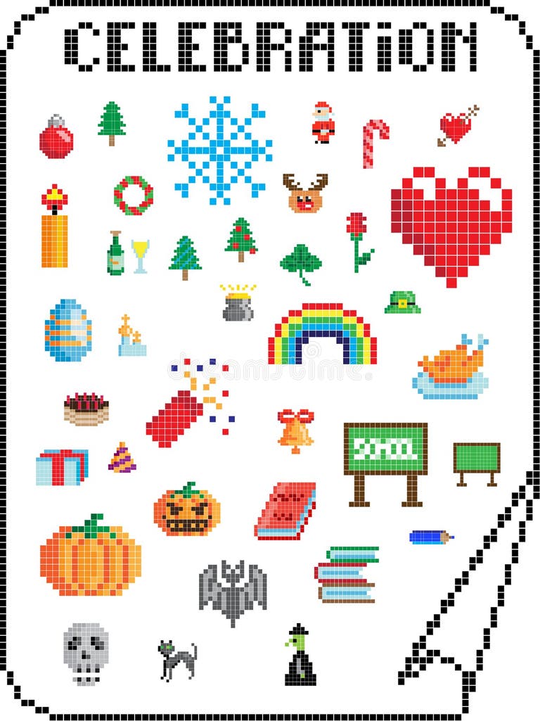 Birthday Pixel Art Stock Illustrations – 1,995 Birthday Pixel Art Stock ...