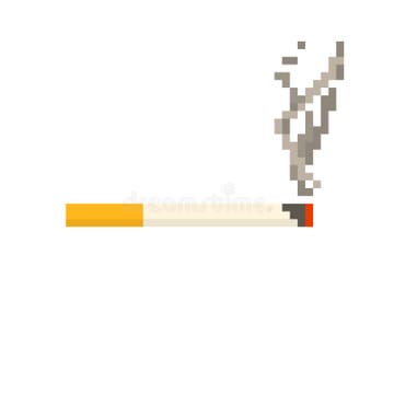 Cigarette Pixel Stock Illustrations – 195 Cigarette Pixel Stock ...