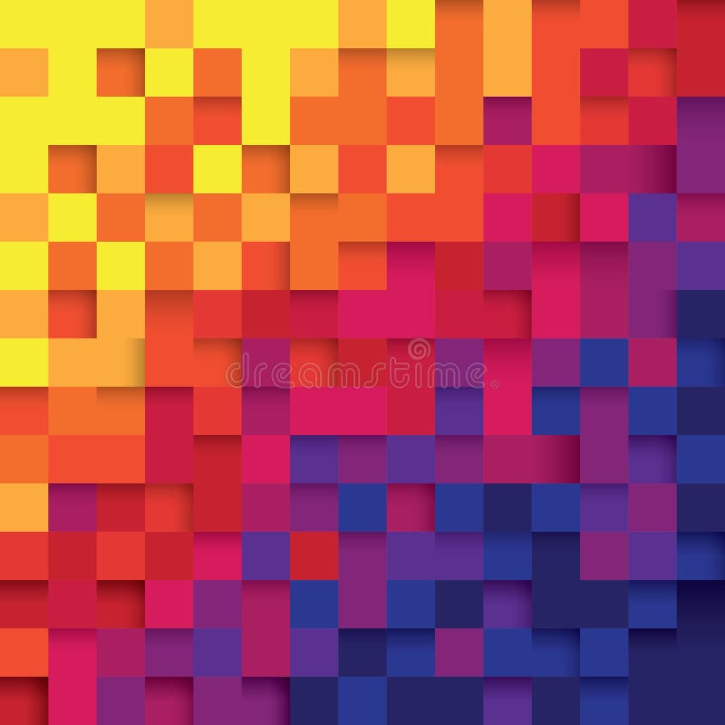 Colorful Abstract Pixelated Background Colorful Pixels Colorful