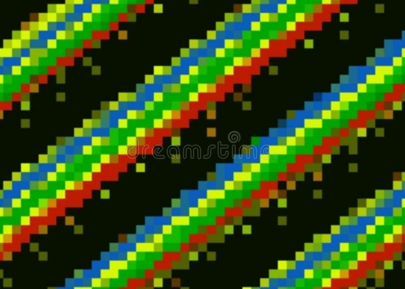 Pixel Color Abstract Background Stock Vector - Illustration of pixel ...