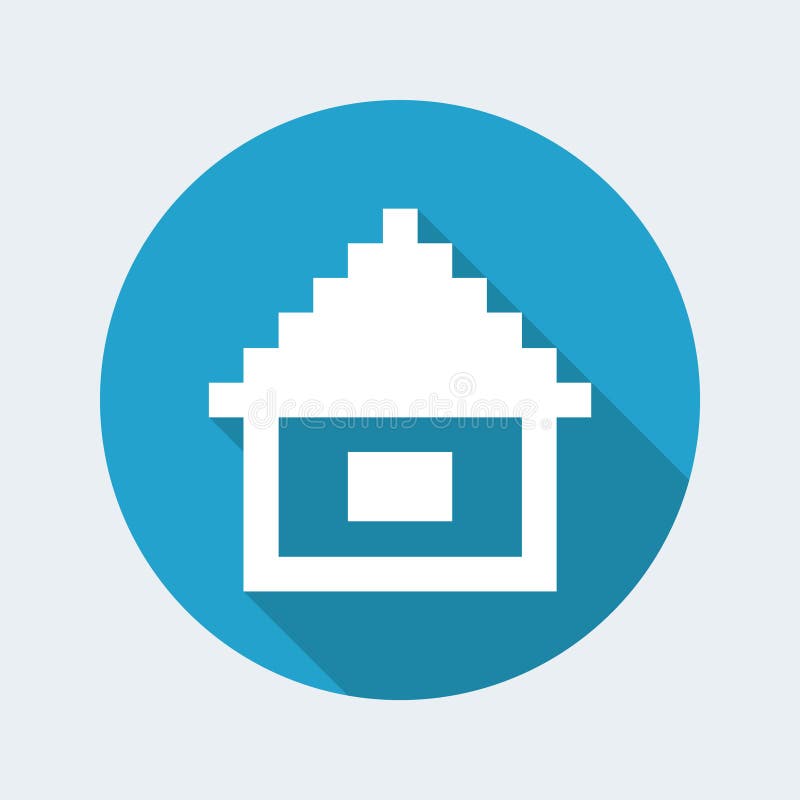 Pixel computer icon stock vector. Illustration of square - 96395274