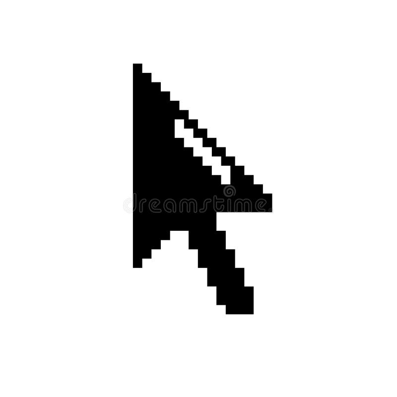 Old Style Pixel Computer Cursors Stock Vector - Illustration of ...
