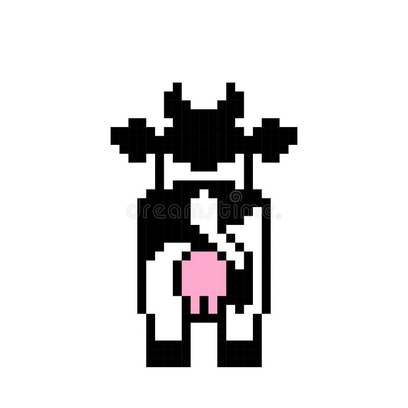 Pixel Cow Stock Illustrations – 1,144 Pixel Cow Stock Illustrations ...