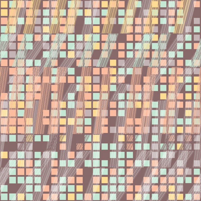 Pixel Cubes. Seamless Pattern for Wallpaper, Web Page Background Stock ...