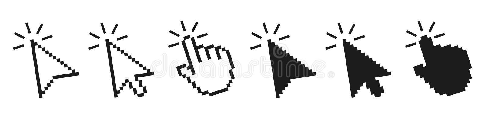 Pixel Pointer Arrow Stock Illustrations – 10,311 Pixel Pointer Arrow Stock Illustrations ...