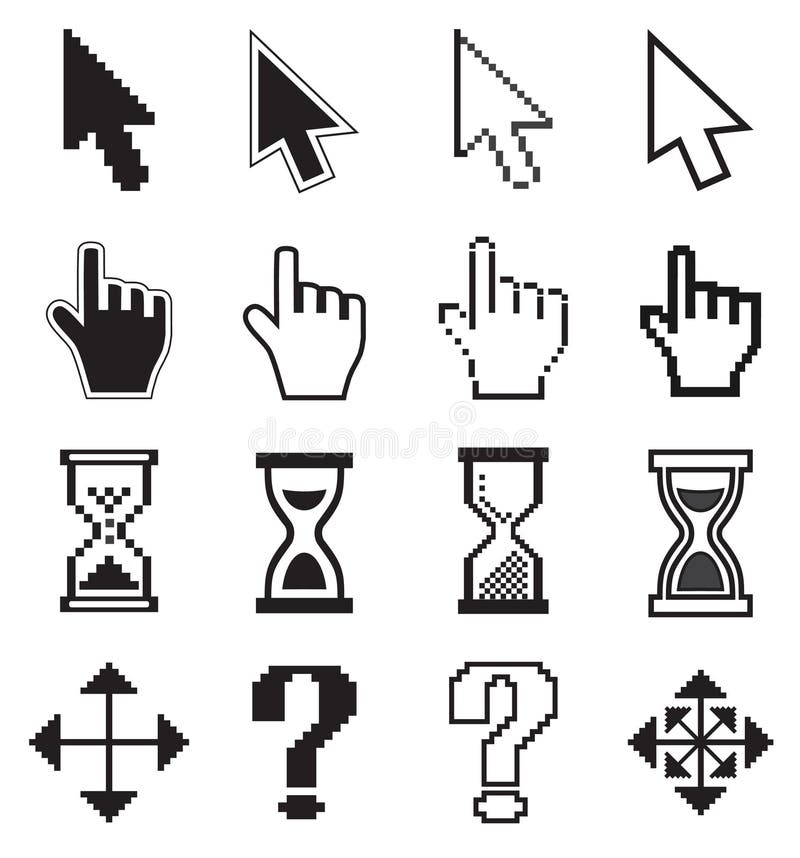 Cursor Hourglass Stock Illustrations – 1,326 Cursor Hourglass Stock ...