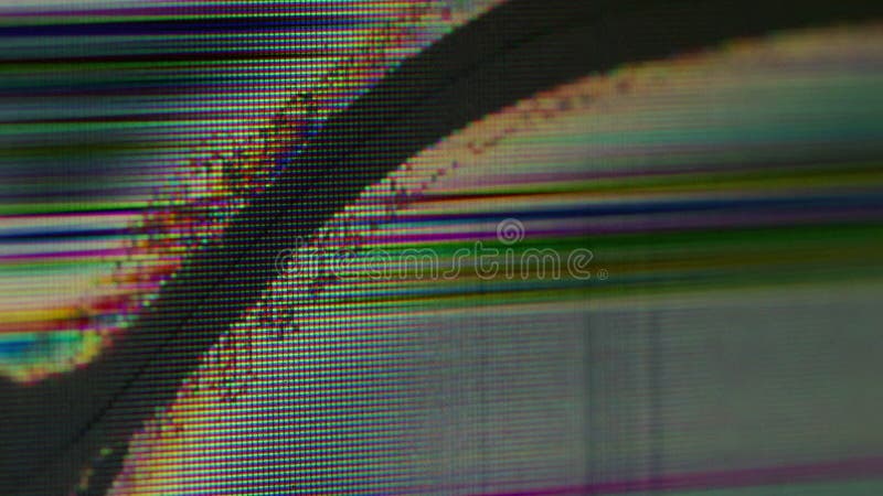 Pixel Damage Mesh Screen Glitch Defocused Line Stock Video - Video of ...
