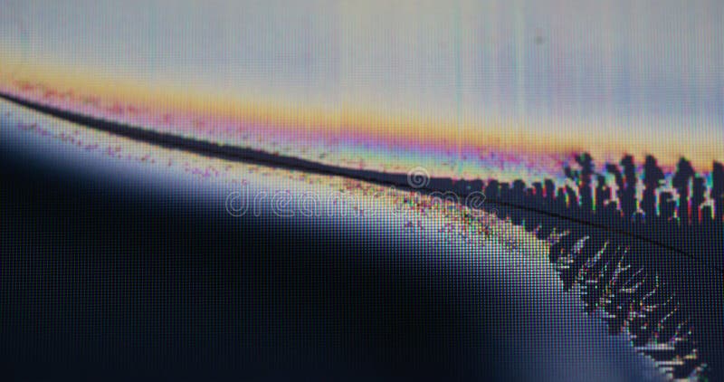 Pixel Damage Shattered Screen Crash Blur Glitch Stock Image - Image of ...