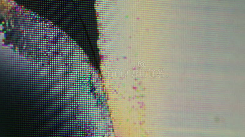 Pixel Damage Shattered Screen Crash Blur Glitch Stock Footage - Video ...