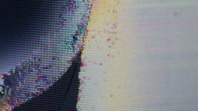 Pixel Damage Shattered Screen Crash Blur Glitch Stock Footage - Video ...