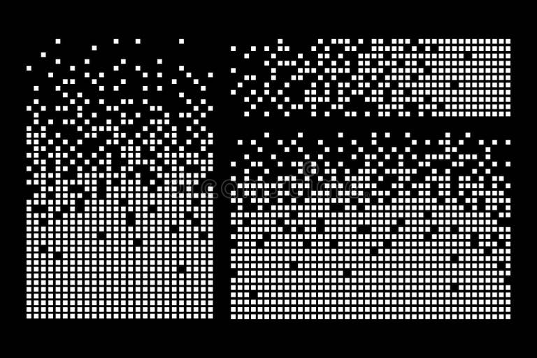 Pixel Decay Background. Scattered Dotted Pattern. Decay Effect. Decay ...