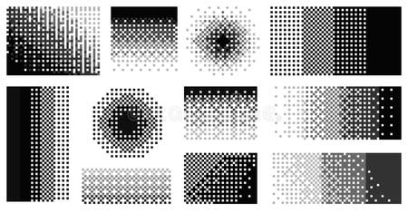 Pixel Decay Gradient. Abstract Geometric Dissolve Effect with Geometric ...