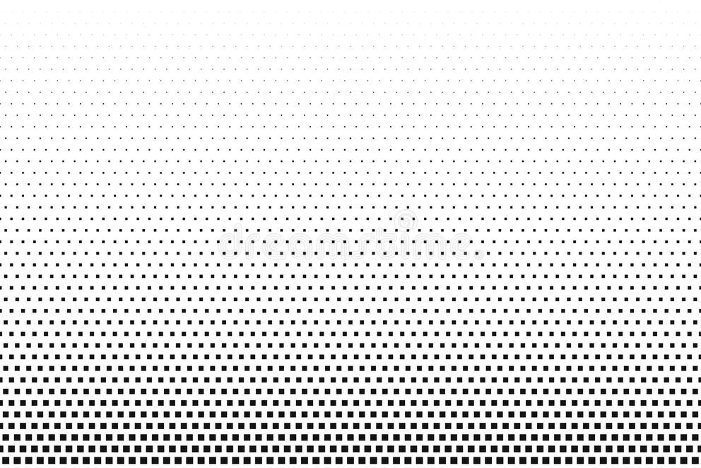 Pixel Disintegration Background. Halftone Effect with Small Dots and ...