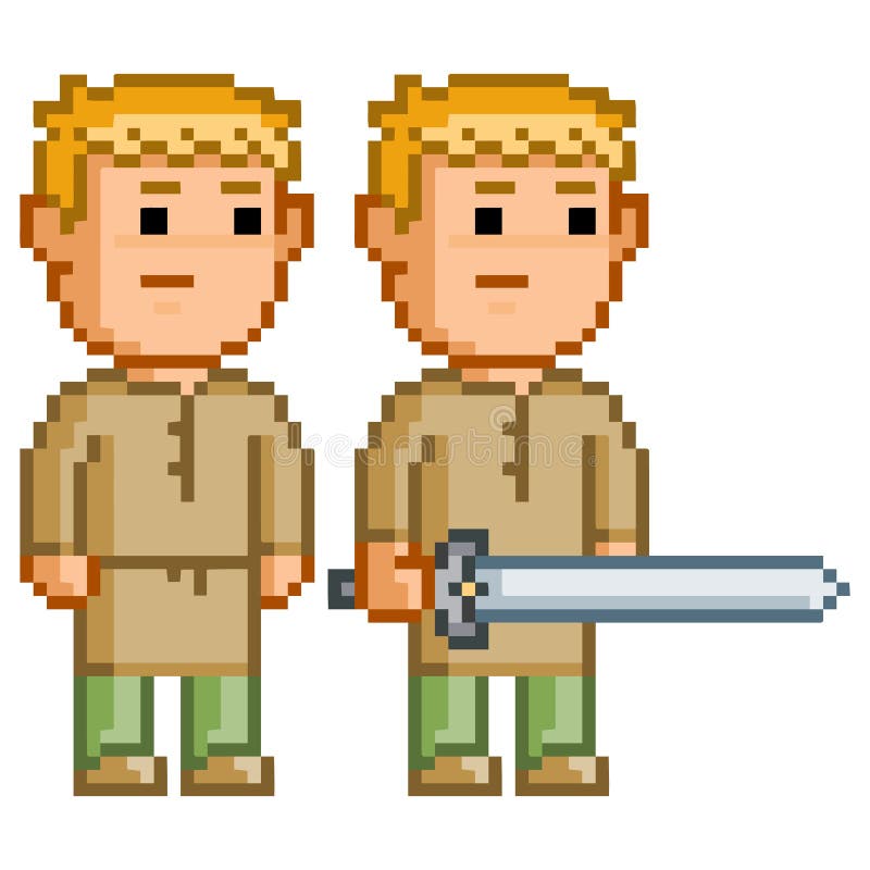 Pixel Sword Stock Illustrations – 1,372 Pixel Sword Stock Illustrations ...