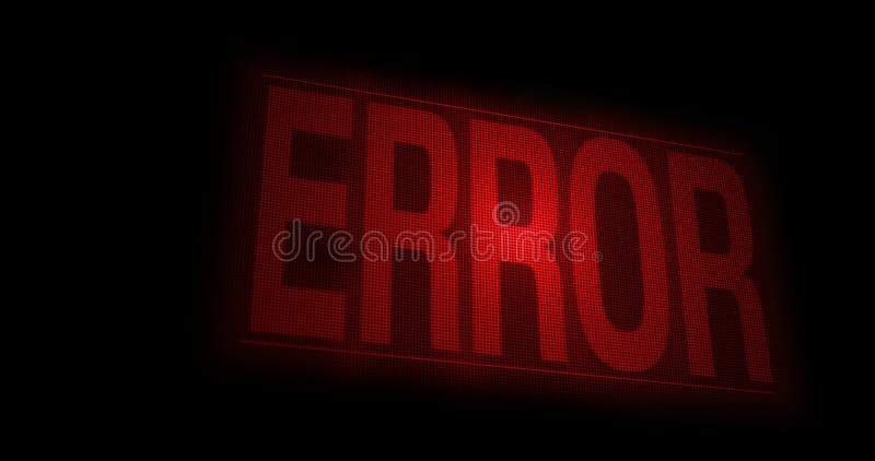 Pixel Error Screen Blinking Red Stock Video - Video of alert ...