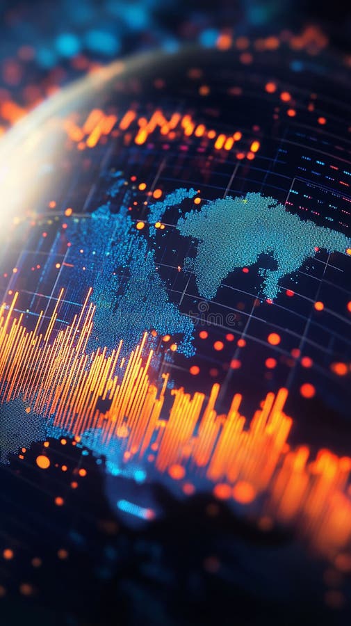Pixel Financial Market Summary with Graphs and Indicators for Global ...