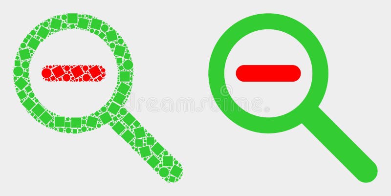 Pixelated and Flat Vector Reduce Scale Icon Stock Vector - Illustration ...