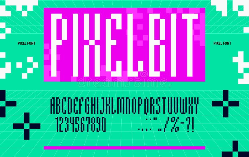 Blocky Typeface Stock Illustrations – 63 Blocky Typeface Stock ...