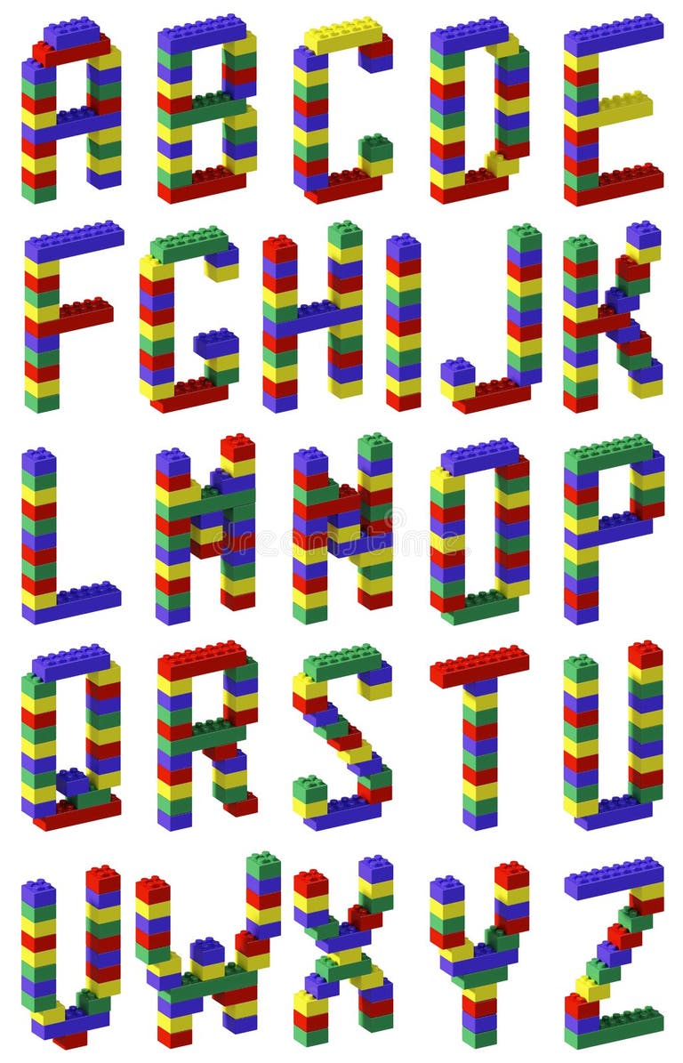 Pixel Font Toy Block Style Stock Illustrations – 141 Pixel Font Toy ...