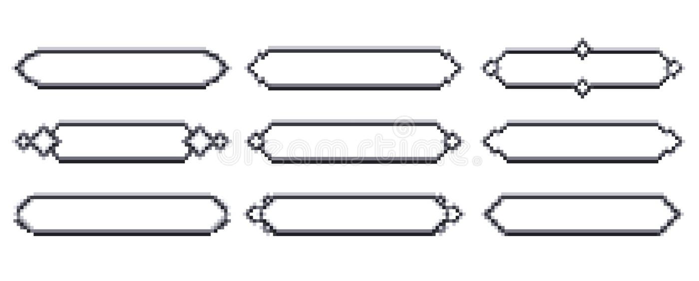 Pixel Frames Stock Illustrations – 1,037 Pixel Frames Stock ...