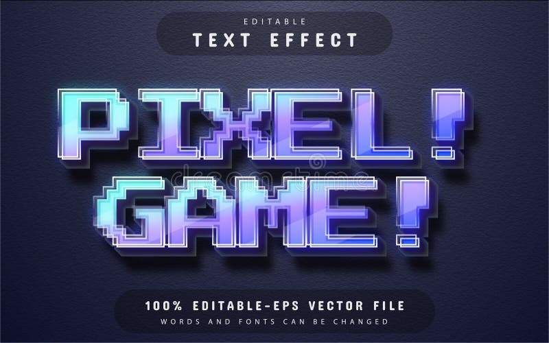 Editable Pixel Font Stock Illustrations – 5,927 Editable Pixel Font ...