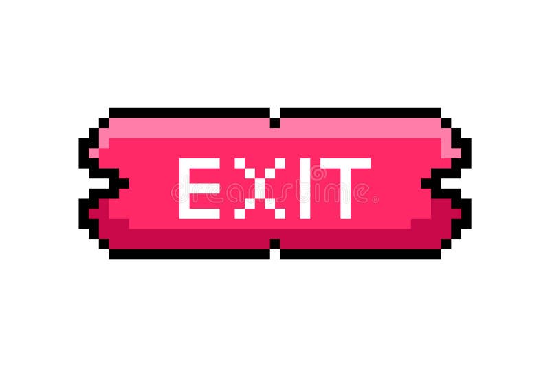 Pixel Game UI Element that Enhance Interactive Design Experiences Stock ...