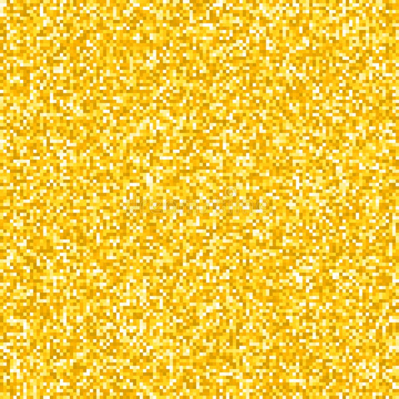 Pixel Gold Glitter Background EPS8 Vector Stock Vector - Illustration ...