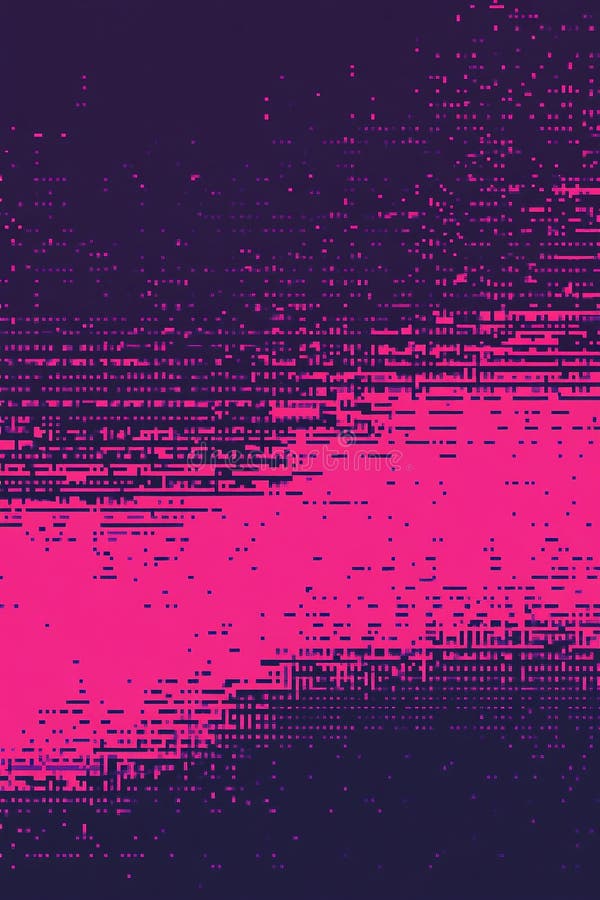 Pixel Gradient with Hot Pink Transitioning into a Rich Purple Creating ...