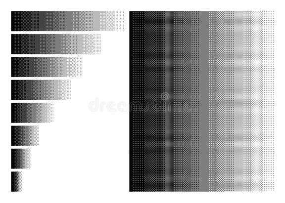 Pixel Gradients Patterns stock vector. Illustration of pixelated ...