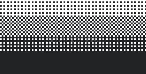 Pixel Halftone Gradient Background. 8 Bit Pattern Bitmap Dither Effect ...