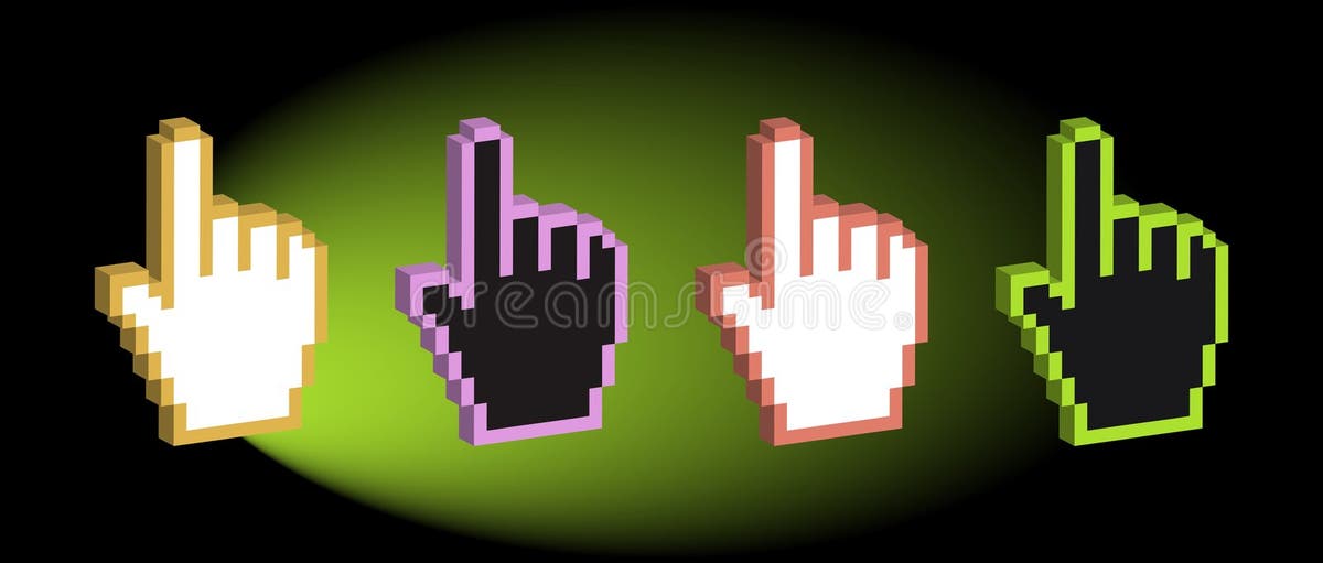 Mouse Cursor Pixel Stock Illustrations – 6,557 Mouse Cursor Pixel Stock ...