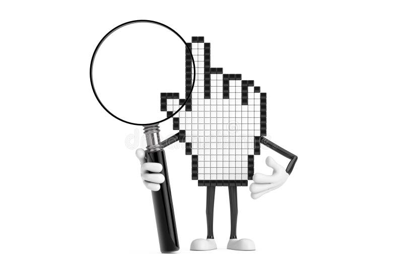 Pixel Cursor Magnifying Glass Stock Illustrations – 93 Pixel Cursor ...