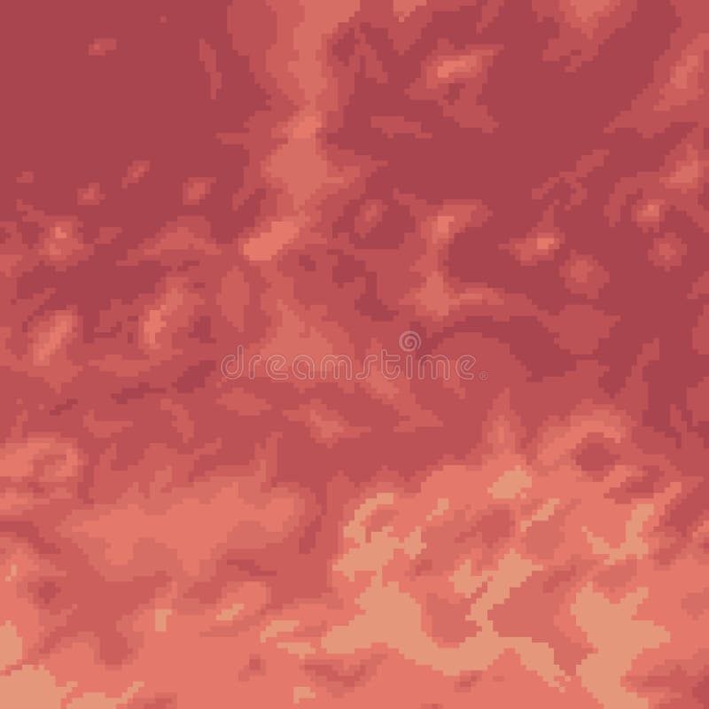 Pixel Art Hell Background Detailed Vector Illustration Stock Vector ...