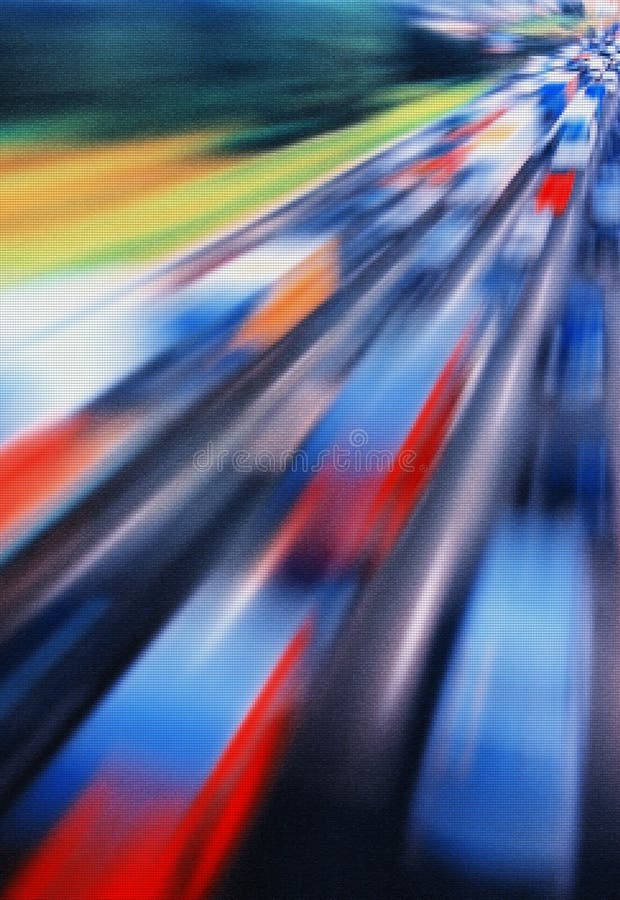 Pixel Highway Jam Abstraction Stock Image - Image of abstraction ...