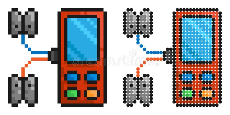 Pixel Icon. Digital Multimeter, Device for Measuring Current and ...