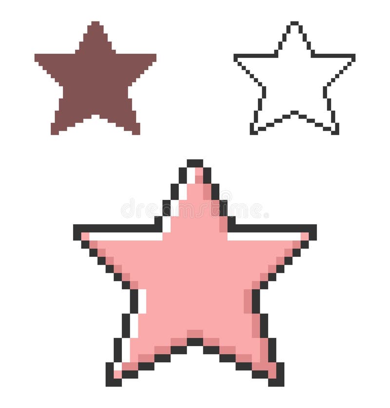 Pixel Star Stock Illustrations – 13,183 Pixel Star Stock Illustrations ...