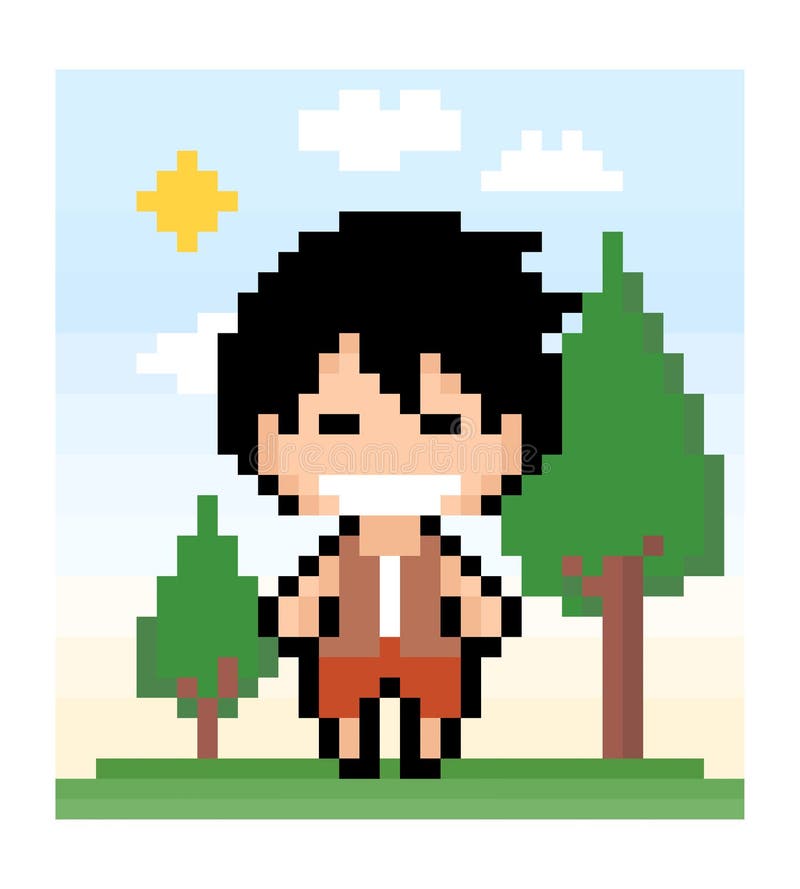 Character Set Male Anime Stock Illustrations – 394 Character Set Male ...