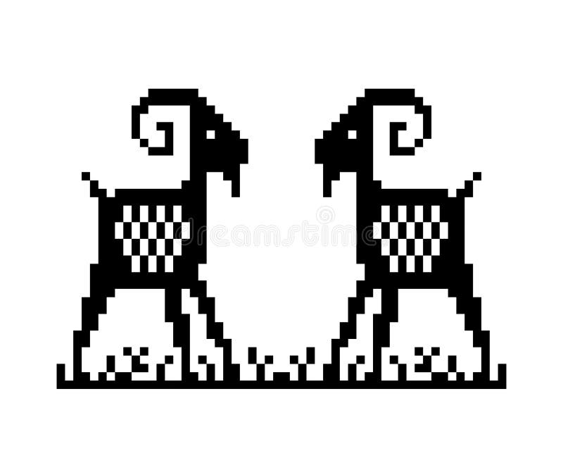 Lovers Goats stock vector. Illustration of animals, pets - 41893682