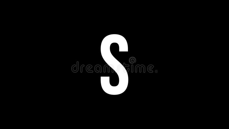 Pixel Letter S with Alpha Channel, Pixel Alphabet, 8-bit Stock Footage ...