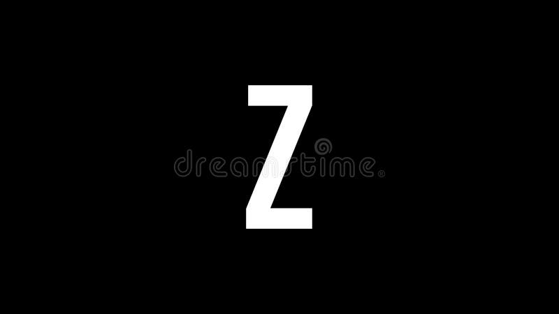 Pixel Letter Z with Alpha Channel, Pixel Alphabet, 8-bit Stock Video ...