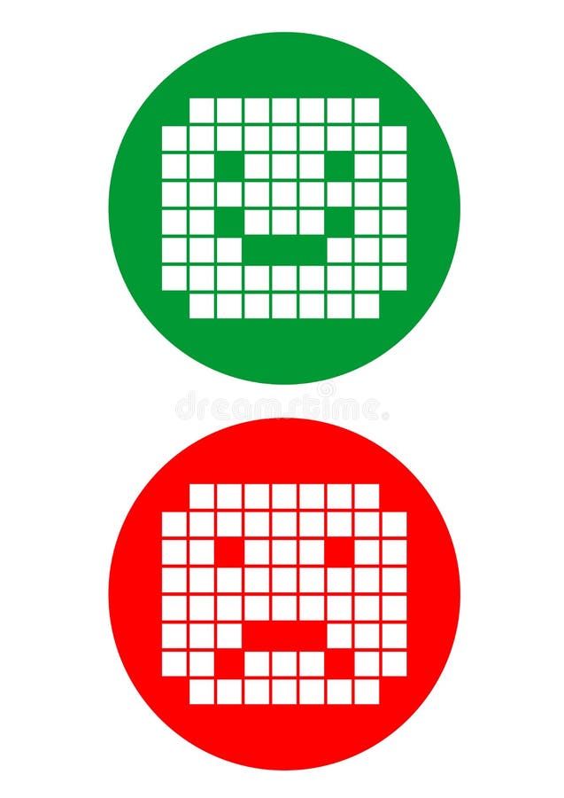 Pixel Like Abstract Background Stock Illustration - Illustration of ...