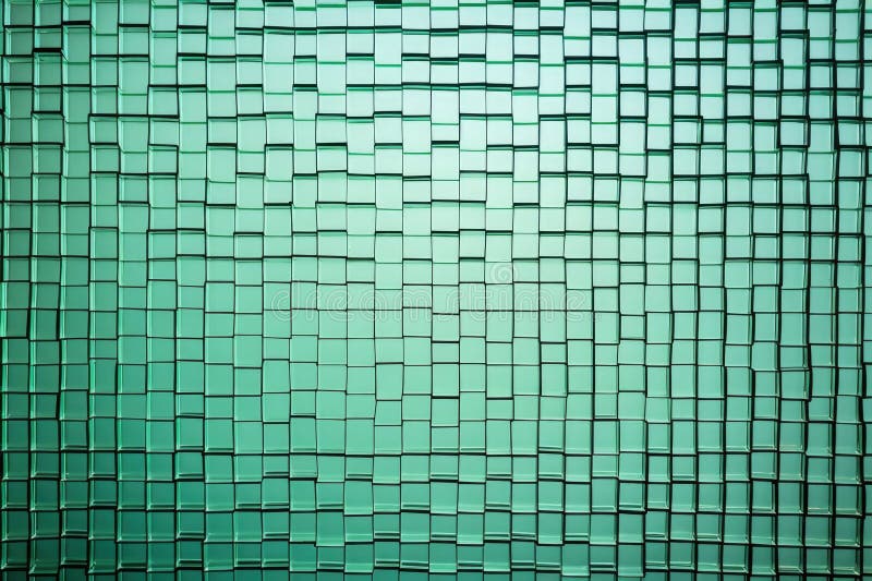 The Pixel-like Pattern on a Privacy Glass Panel Stock Illustration ...