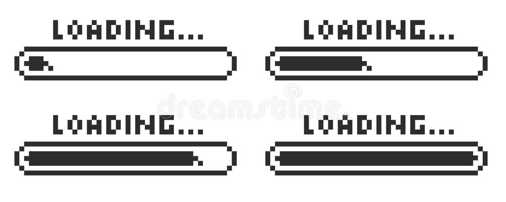 Pixel Title Text Loading Stock Illustrations – 6 Pixel Title Text ...