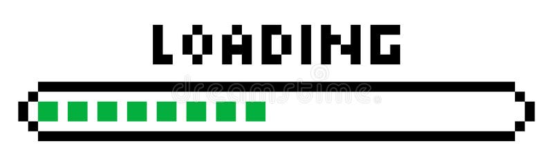 Pixel Loading Bar Y2k Retro 8 Bit Interface Game, Progress Level ...