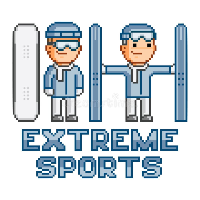 Vector Pixel Bodybuilder. Sport Fitness Man Stock Illustration ...